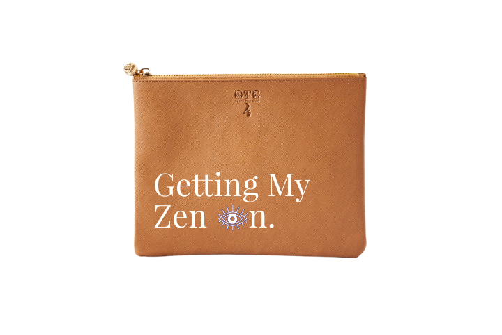 Size #4 Tan Zen Eye Washable Vegan On The Go Pouch Bag – OTG|247