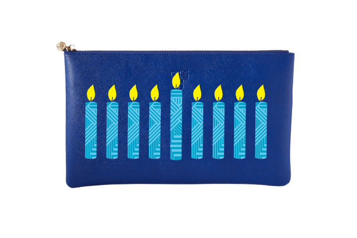 Size #5 Navy Candle Washable Vegan On The Go Pouch Clutch Bag – OTG|247